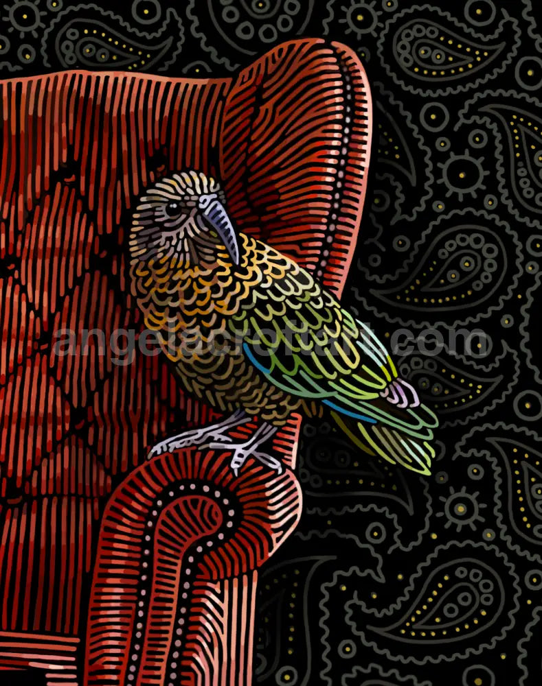 Angela Croft Art - Sneaky McCheeky